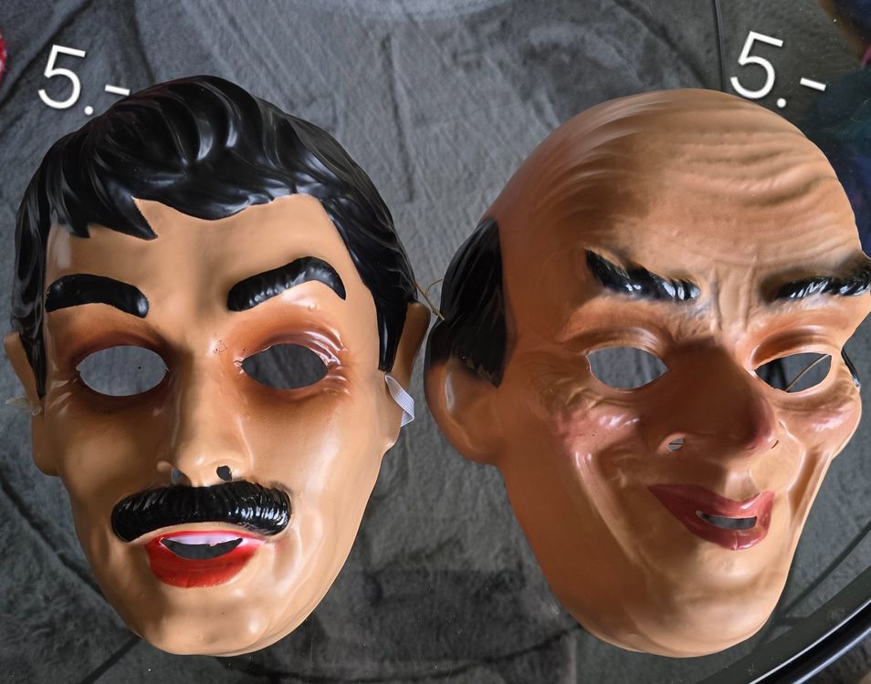 Vier Masken, Fasnacht, Karneval (Gebraucht) in Meggen für CHF 5.9 – mit ...