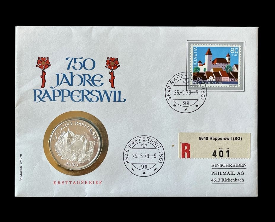 Numisbrief 750 Jahre Rapperswil (Neu und originalverpackt) in Winterthur für CHF 15 – mit ...