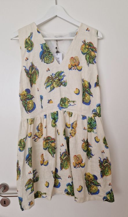 Cacharel Neues Kleid Leinen Gr. 42 (FR) (Neuf avec emballage d'origine ...