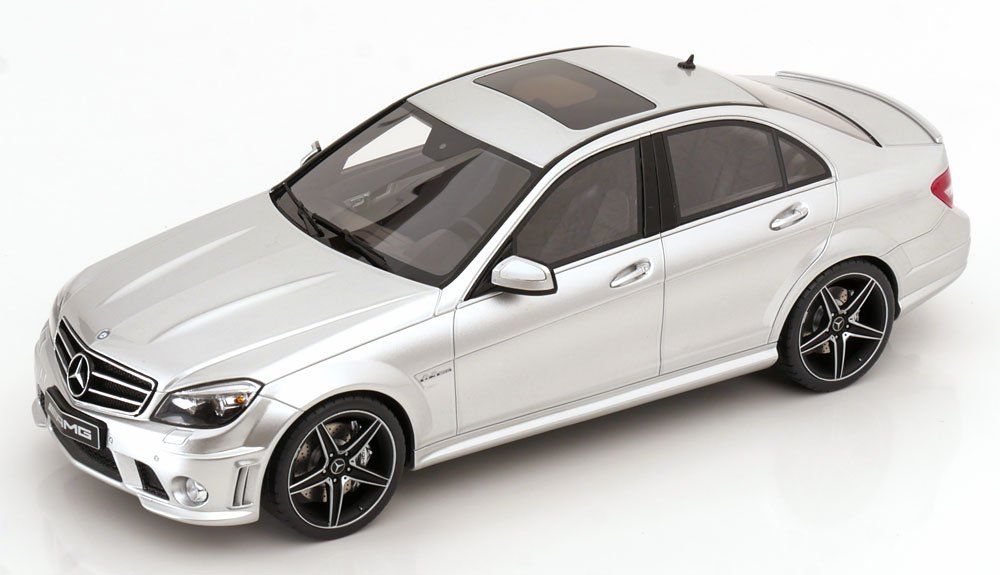 Mercedes C63 AMG 2008 silber Limited Edition 2200 1/18 NEU (Neu und ...