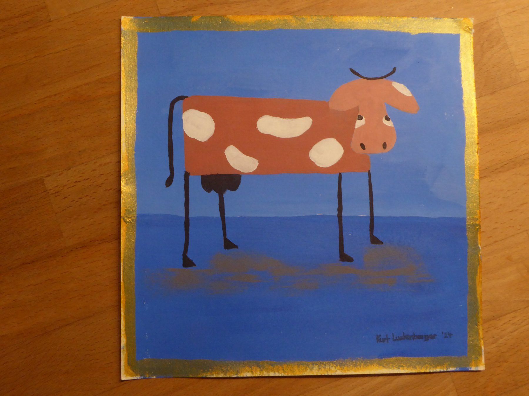 Kurt Lustenberger *53- Kühe Outsider Art Unikate (Neu (gemäss ...
