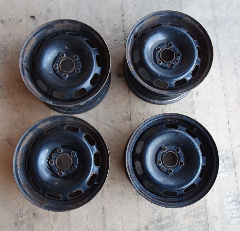 Volvo Stahlfelgen 850, V70 Typ 1 , 4 Stück, 15 Zoll (Gebraucht) in ...