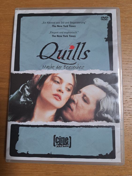 DVD Quills mit Kate Winslet & Geoffrey Rush, Cine Project (Gebraucht ...