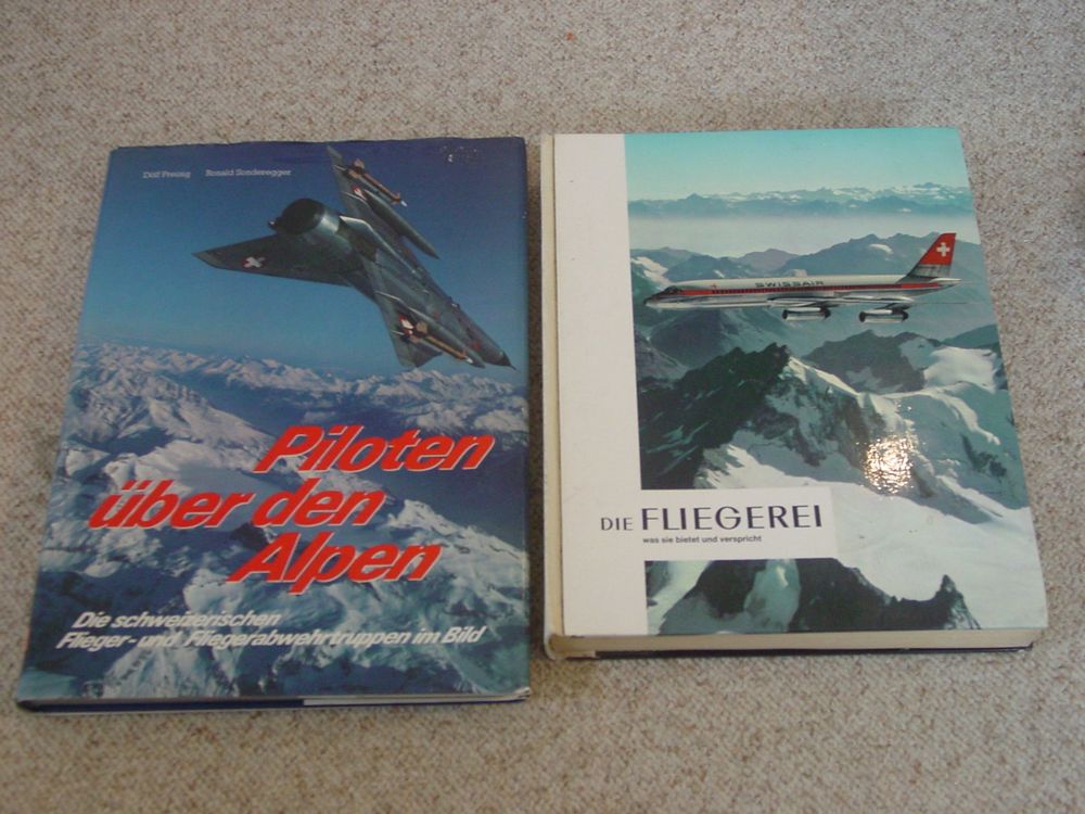 Buch Piloten über den Alpen & Die Fliegerei (Gebraucht) in Hirschthal für CHF 1 – mit Lieferung ...
