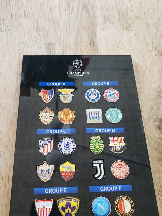 UCL Pin Set Champions League UEFA 32 Pins 2017 / 18 Fussball | Kaufen auf Ricardo