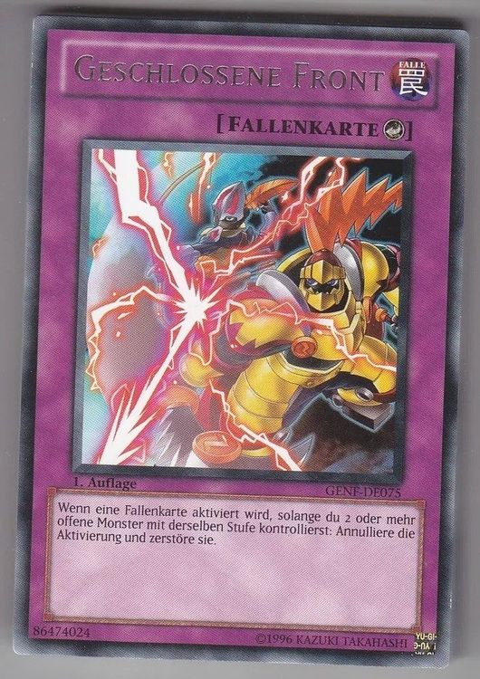 YU-GI-OH Geschlossene Front Rare GENF-DE075 (Neu und originalverpackt ...