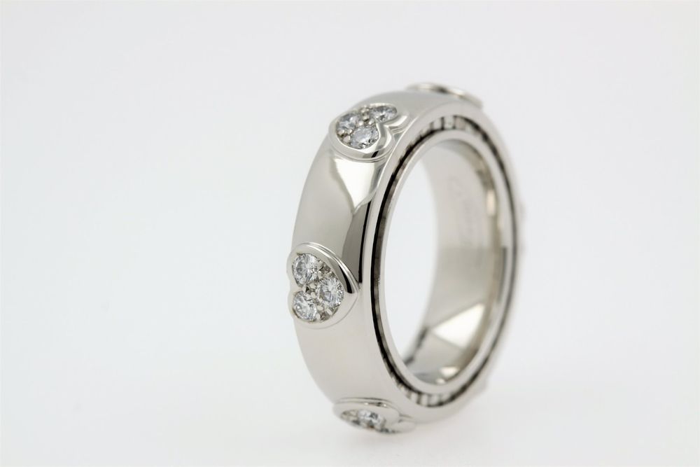 BUCHERER Dizzler Ring mit 6 Brillant Herzen 18K 0.5ct *S4025 | Kaufen ...