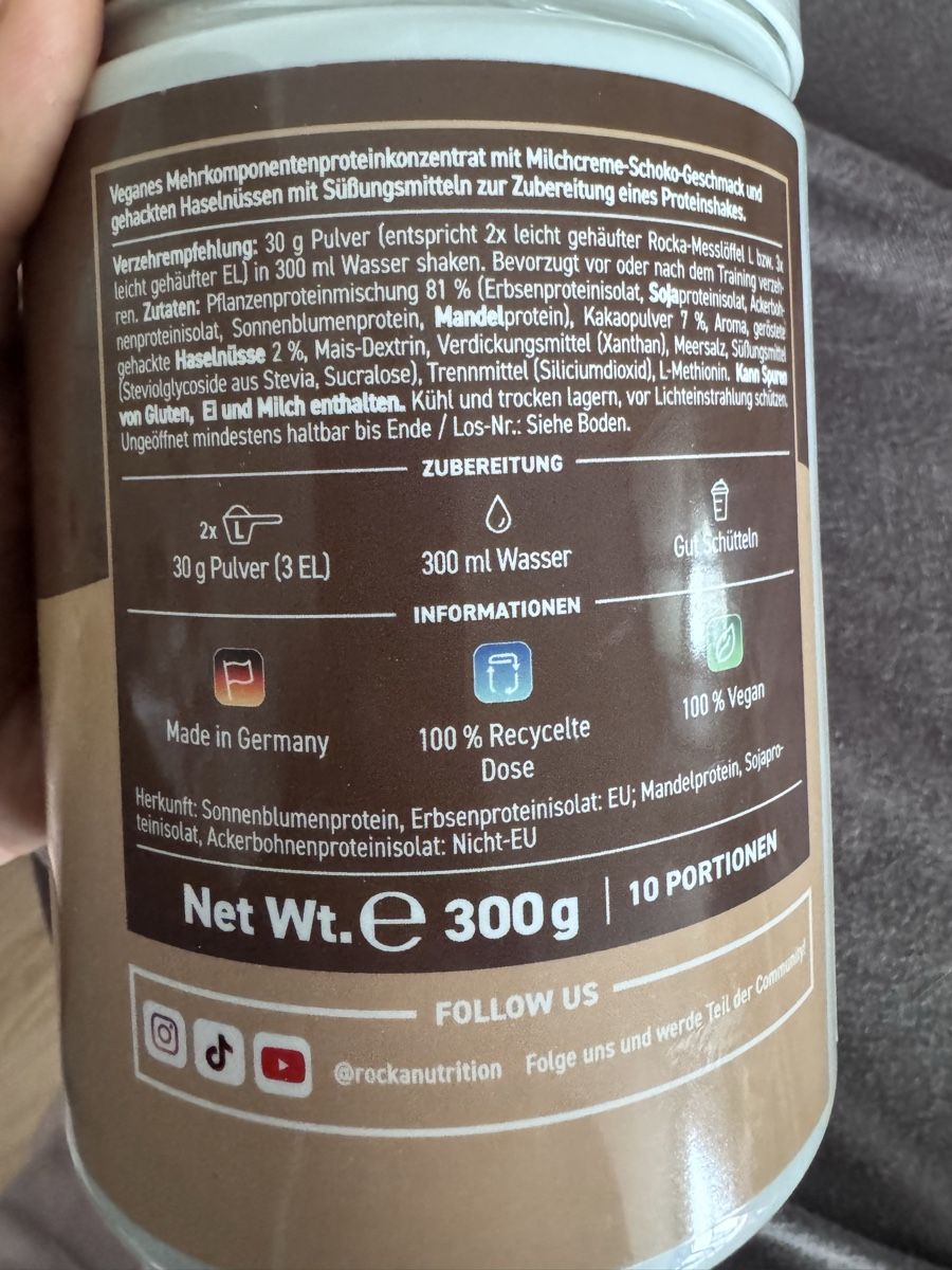 Rocka Nutrition Protein Shake Milky Choco Eggs, neu! (Neu und ...