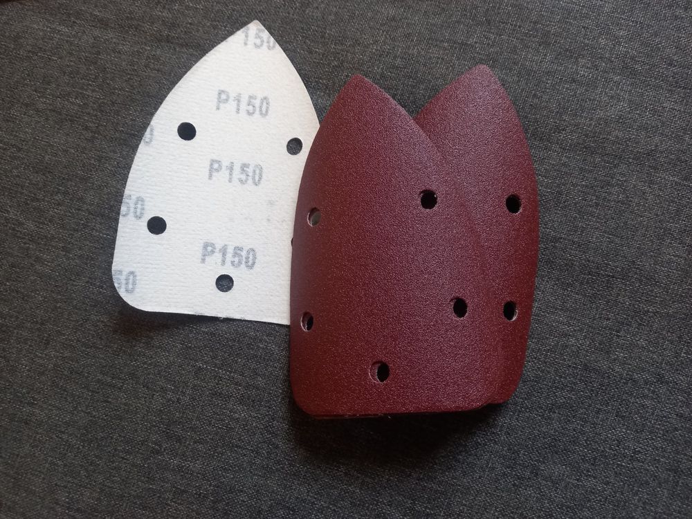 Selbstklebendes Sandpapier für Dreiecksschleifer 100 stk (Neu und ...