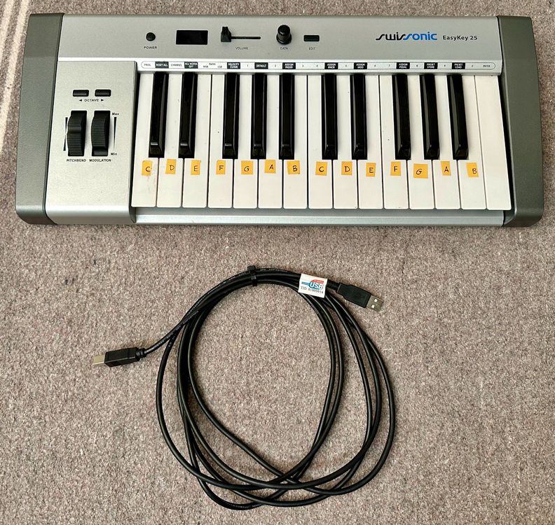 Swissonic EasyKey 25 MIDI Keyboard USB (Gebraucht) in Zürich für CHF 29 ...