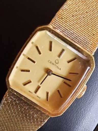 Certina Swiss made 10 micron gold Damenuhr (20mm) | Kaufen auf Ricardo
