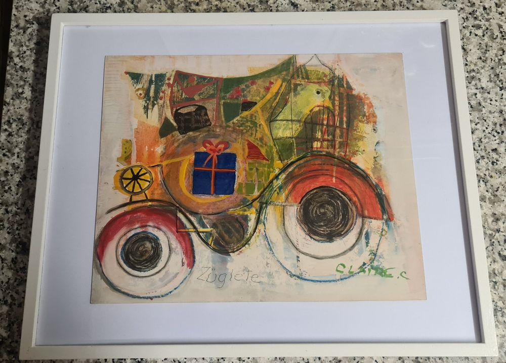 Abstrakte Mischtechnik | Kaufen auf Ricardo