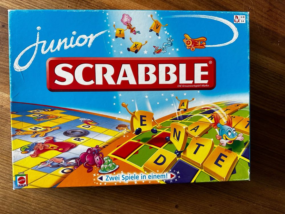Scrabble junior / Scabble vollständig (Gebraucht) in für CHF 1 – mit Lieferung auf Ricardo kaufen