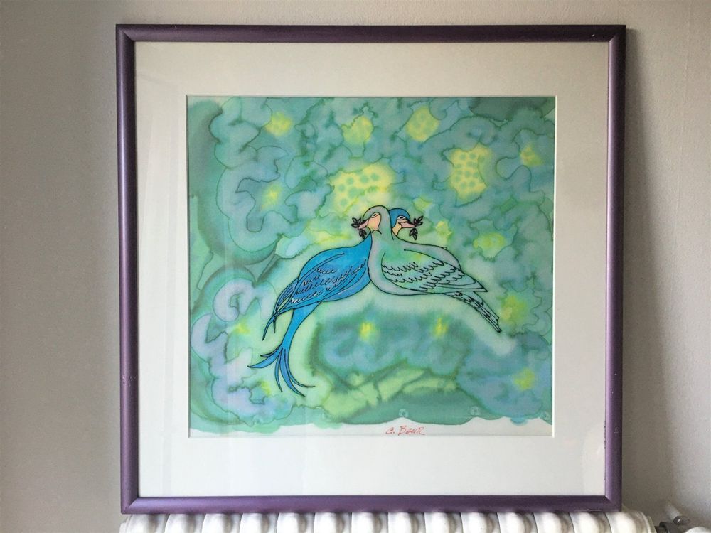 Fantastische Tauben Friede Bild Signier C.Bauer | Kaufen auf Ricardo