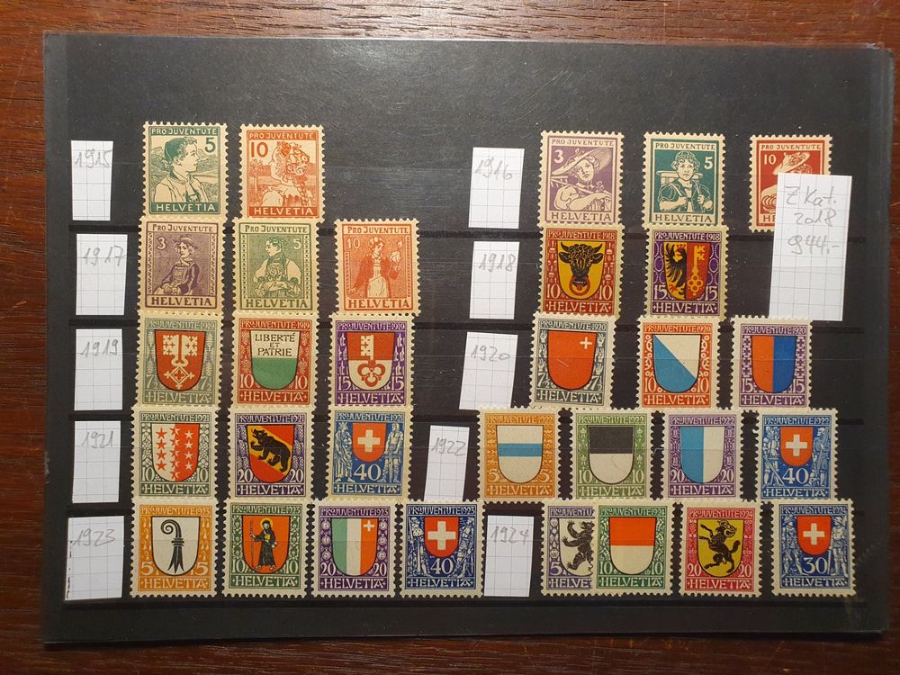 Pro Juventute J2-J32 - 1915-1924 ** - TOP QUALITÄT ++ | Kaufen auf Ricardo