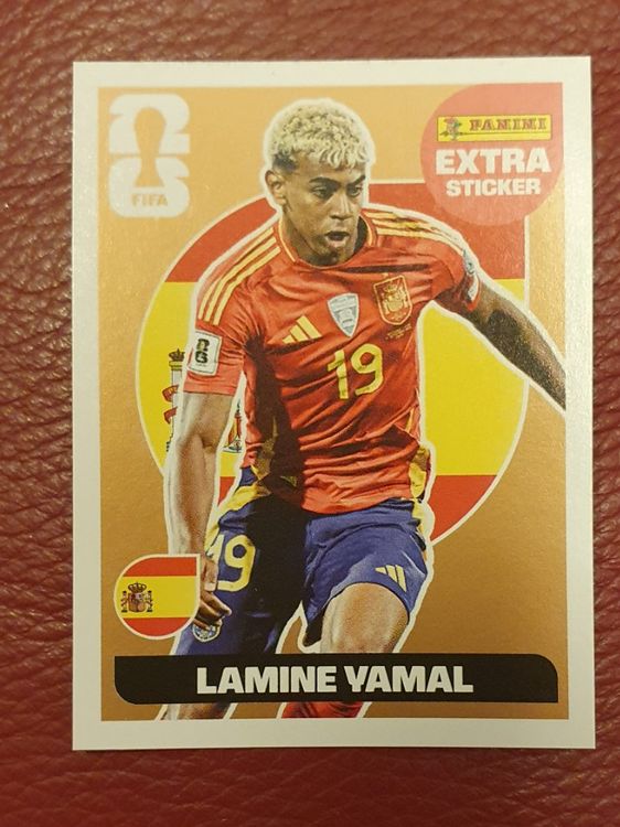 Panini Extra Sticker WM 2026, LAMINE YAMAL Bronze (Neuf (Voir ...