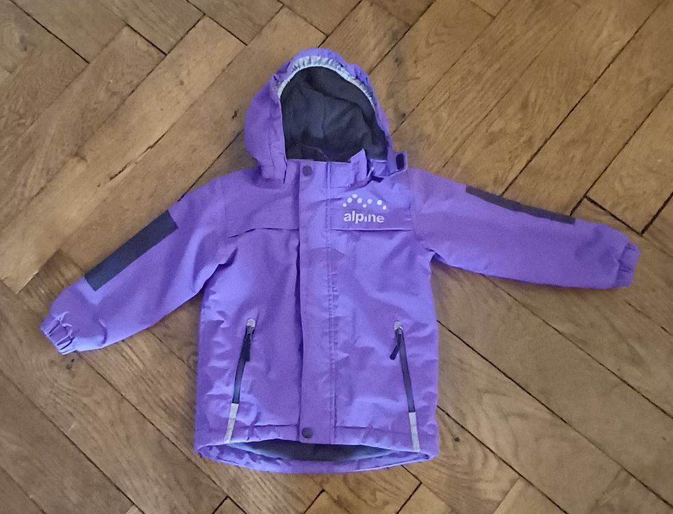 Alpine Winterjacke, Grösse 104, Lila Perfekt für den Winter (Gebraucht ...