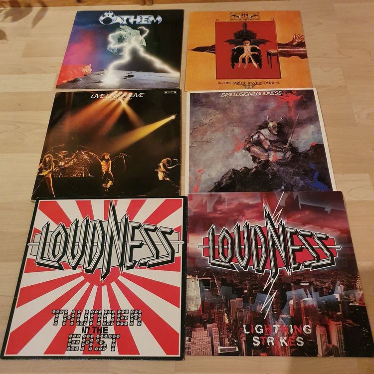 Loudness 7 Lps stück Sammlung ,Anthem HEAVY METAL 80J. | Kaufen auf Ricardo