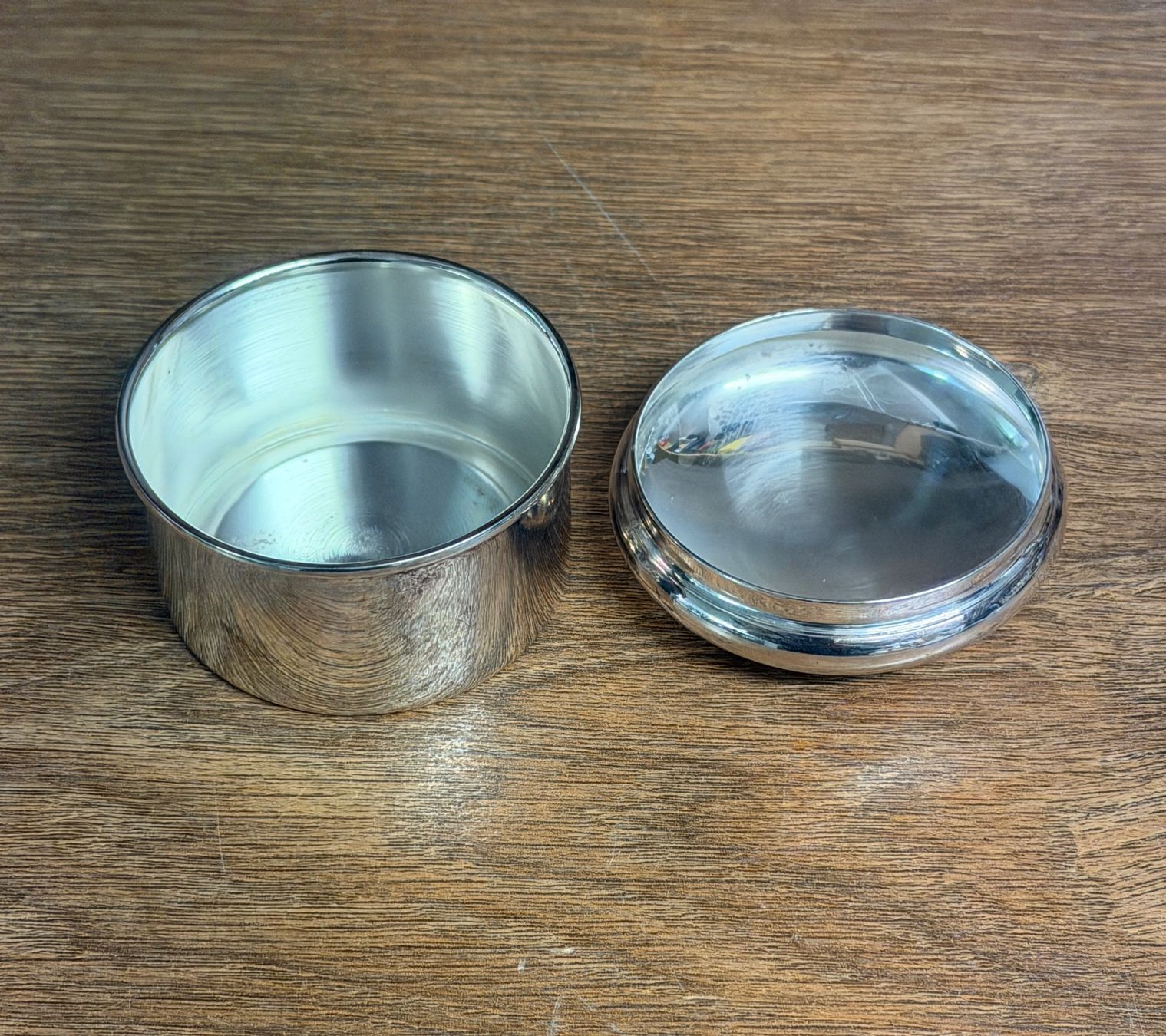 Versilberte Dose/Pillendose von Frick, gepflegt 💎 (Gebraucht) in ...