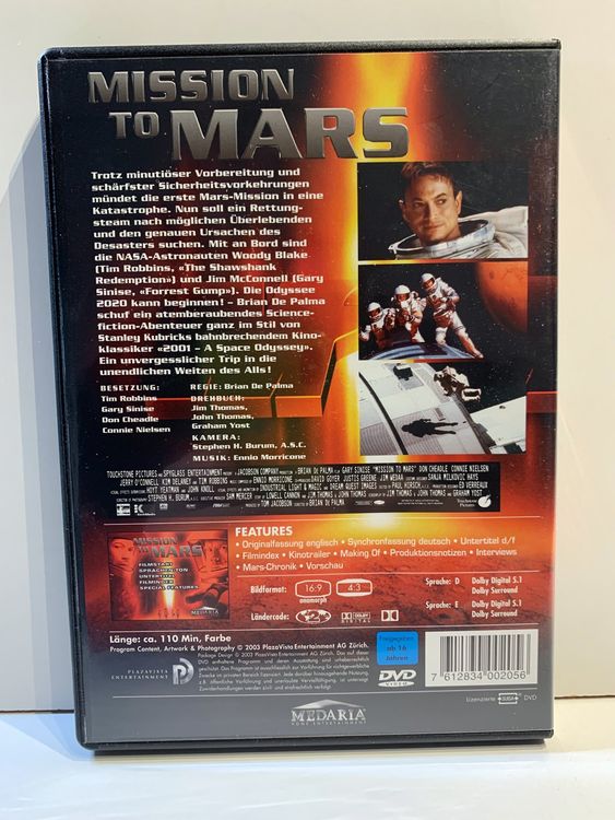 Mission to Mars - DVD (Gebraucht) in Möriken AG für CHF 3 – mit ...