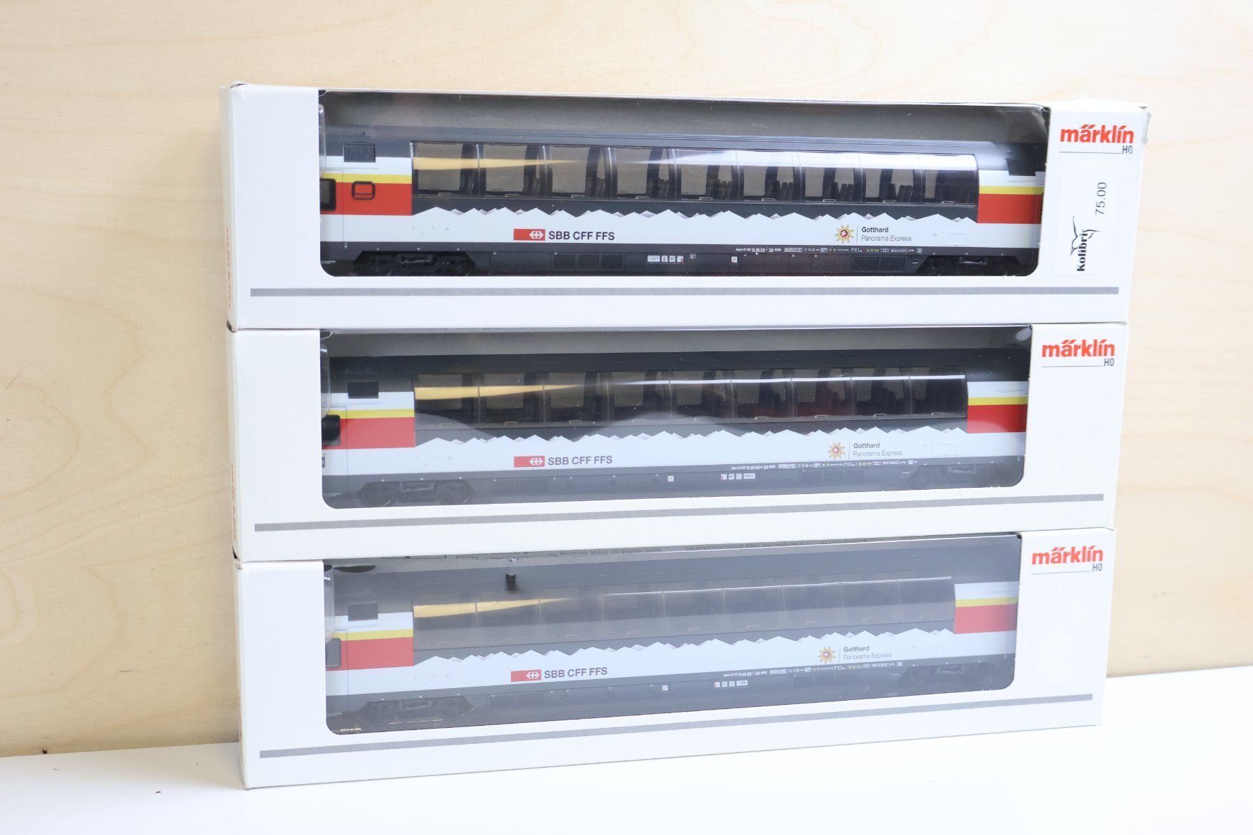Märklin Gotthard Panorama Express Wagen Set 43650 (Gebraucht) in ...