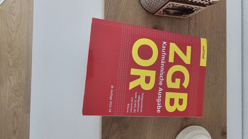 ZGB/OR Ausgabe 23/24 (Neu (gemäss Beschreibung)) in Eschenbach SG für CHF 31 – mit Lieferung auf ...