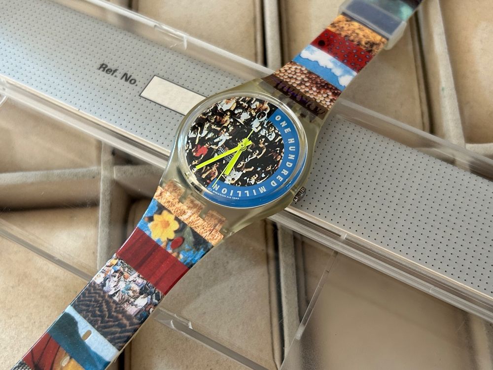 Vintage Swatch PEOPLE GZ126 neuve fonctionne 1992 (Neuf (Voir ...