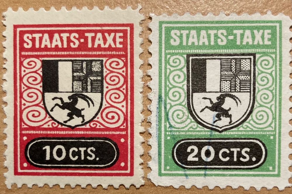Staats-Taxe Fiskalmarken Graubünden GR (Gebraucht) in Hunzenschwil für ...