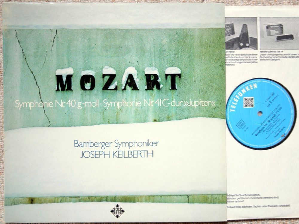 Mozart – Symphonie Nr. 40 & 41 Keilberth - Telefunken LP 🛀 (Gebraucht) in Unterseen für CHF 7 ...