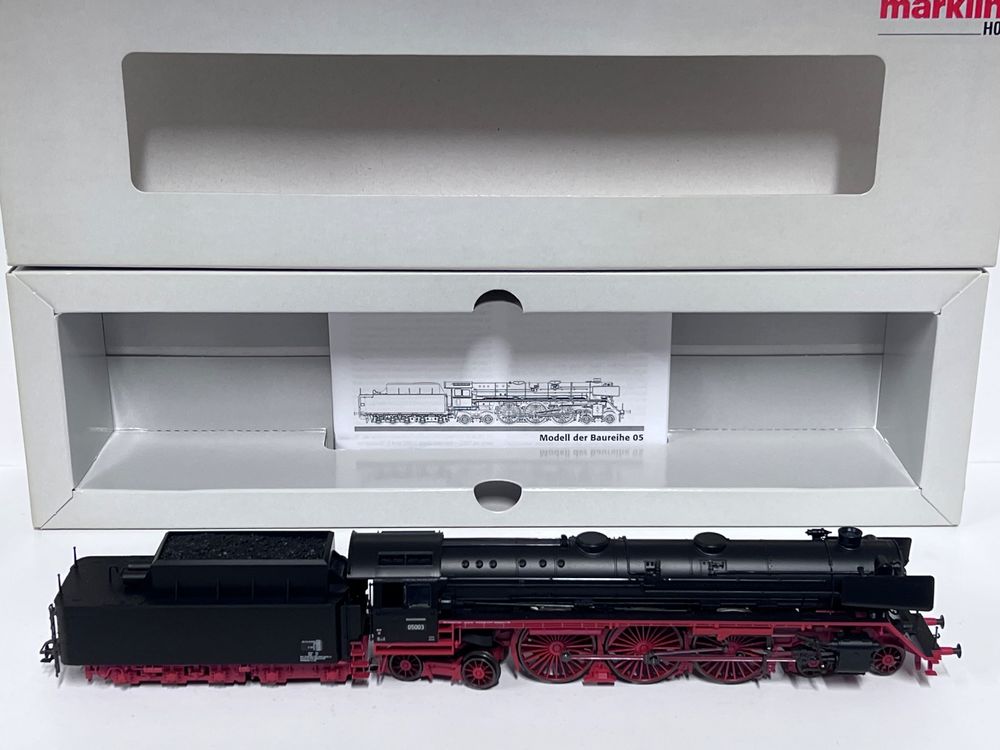 Märklin 39050 H0 AC Dampflok BR 05 DB, mfx, Sound, SoftDrive (Neu ...