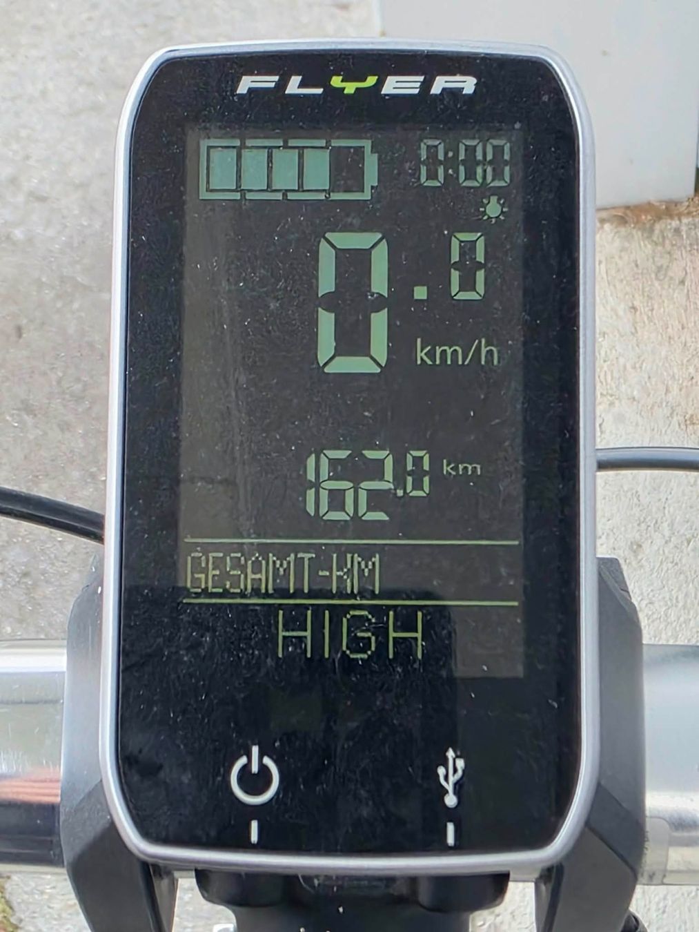 Flyer E-Bike T-Serie 45 Km/h, nur 162 km/Starke Motor 350 W. (D ...