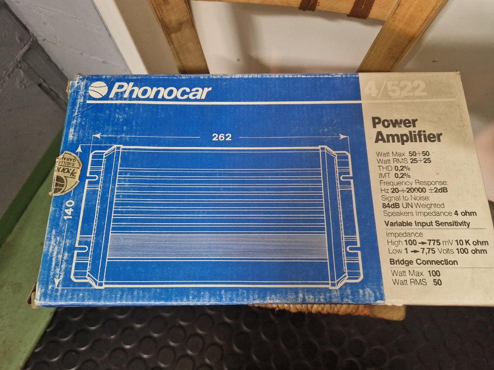 Phonocar Power Amplifier (Neu (gemäss Beschreibung)) in Solothurn für CHF 21 – mit Lieferung auf ...