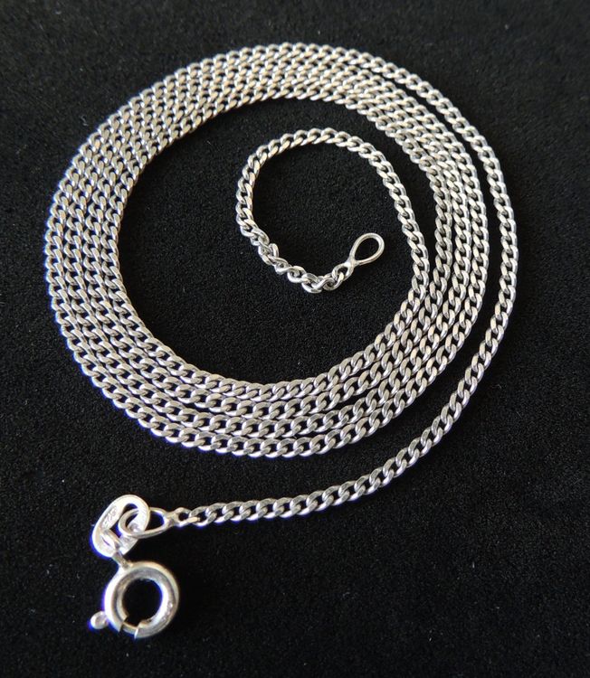 Rhodinierte Silber 925 Panzer Halskette 60 cm / 1,5 mm (Gebraucht) in Waldenburg für CHF 20 ...