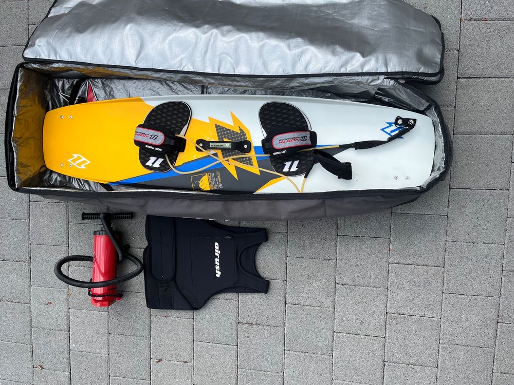 ! AKTION ! Kite board mit Tasche, Pumpe und Weste | Kaufen auf Ricardo