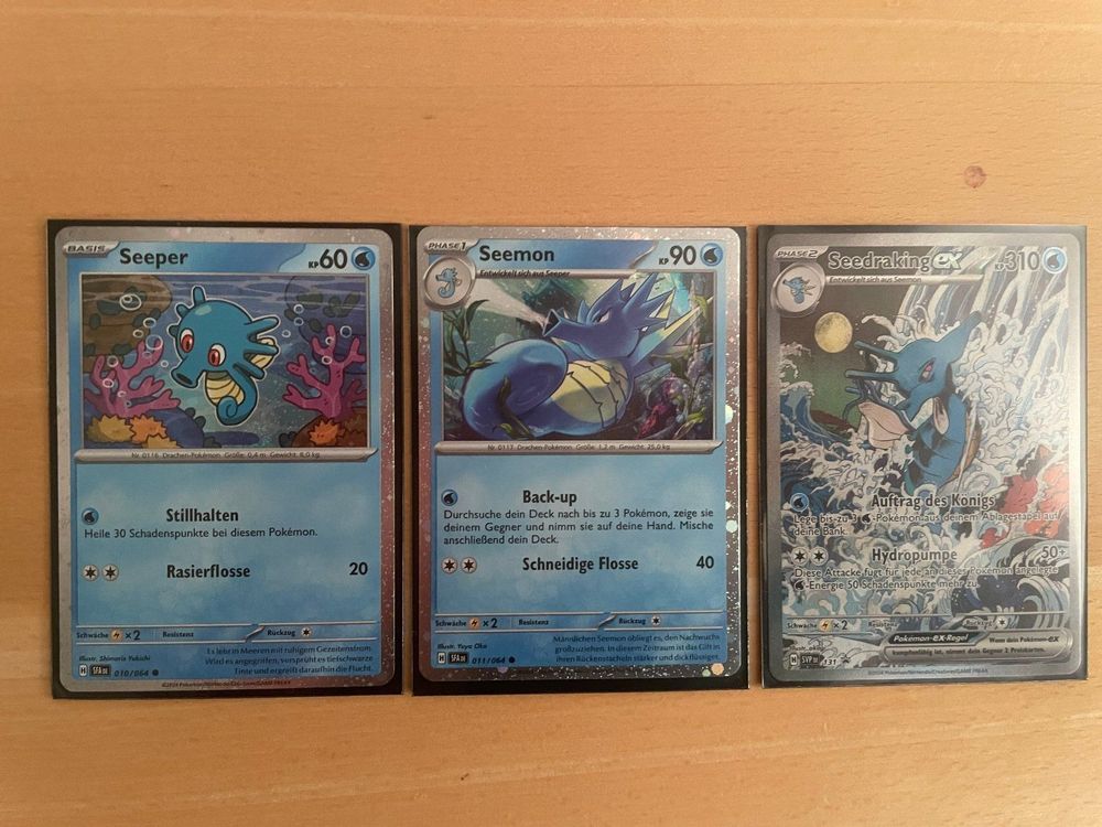 Pokemon TCG Karten PROMO SET Seedraking EX (Neu (gemäss Beschreibung ...
