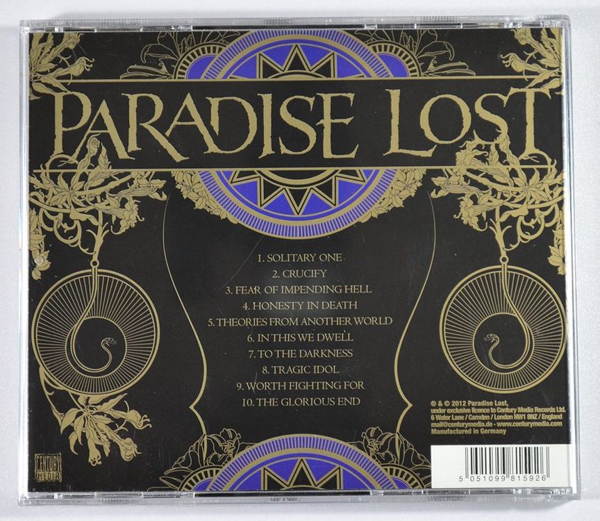 CD: PARADISE LOST - Tragic Idol (Neu (gemäss Beschreibung)) in für CHF ...