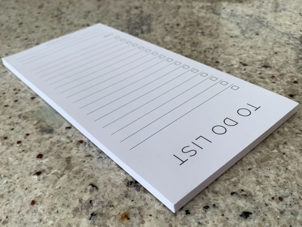 bloc-note "To Do List" - 10 x 21 cm, 50 pages (Neu und originalverpackt ...