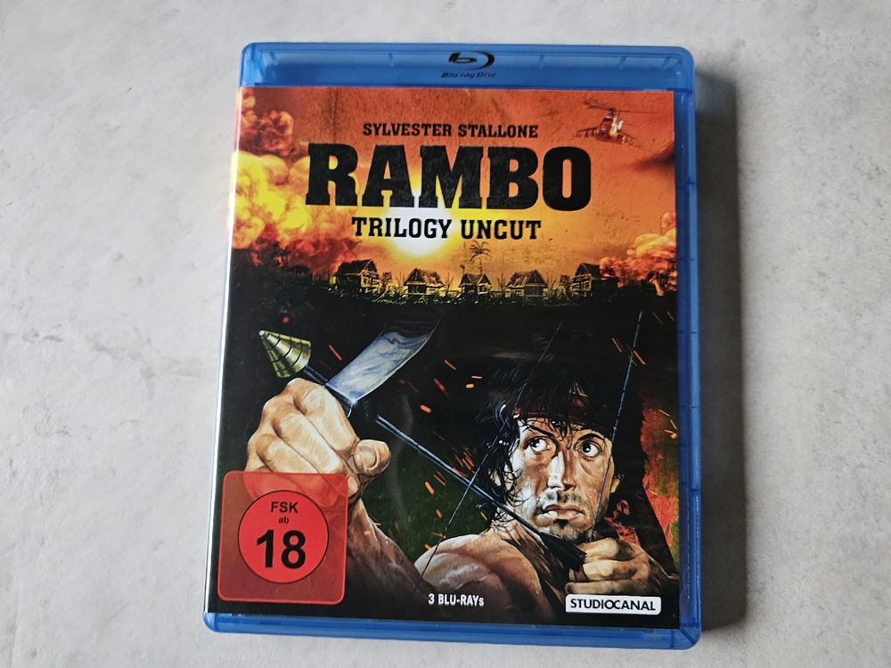 Rambo - Trilogy Uncut / Bluray (Sylvester Stallone) (Gebraucht) in Schneisingen für CHF 20.5 ...