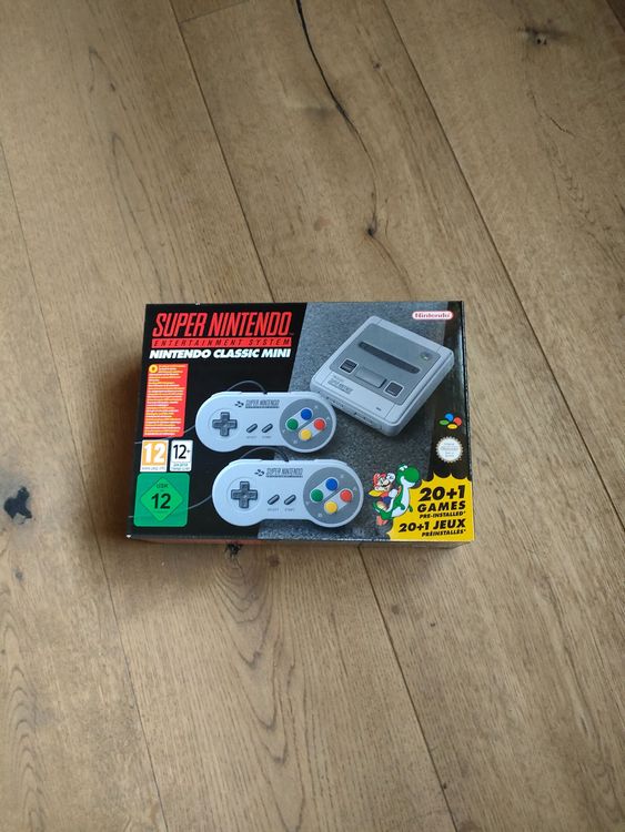 Nintendo SNES mini, neu (Neu und originalverpackt) in für CHF 99 – mit ...