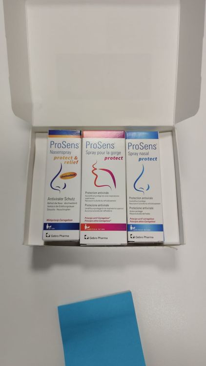 ProSens Nasenspray Schutz Infekte Grippe 3 Sprays (Neu und originalverpackt) in Weissbad für CHF ...