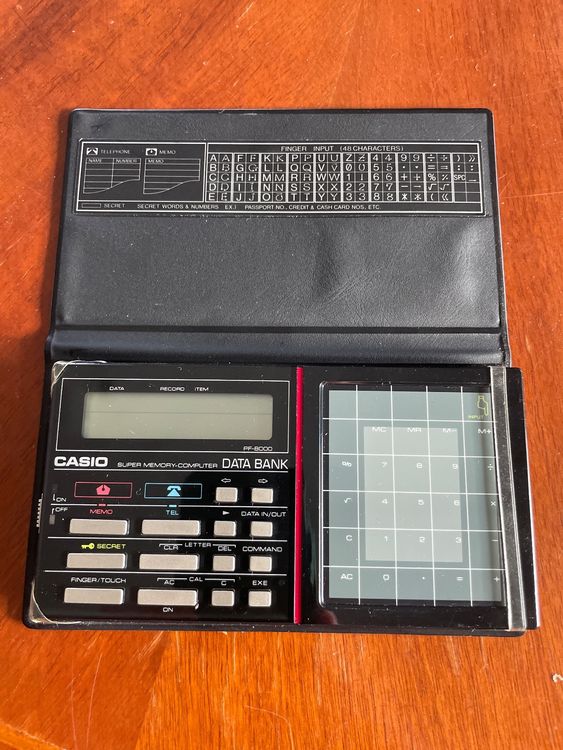 Vintage Casio Data Bank Super Memory-Computer PF-8000 (Gebraucht) in Winterthur für CHF 14 – mit ...