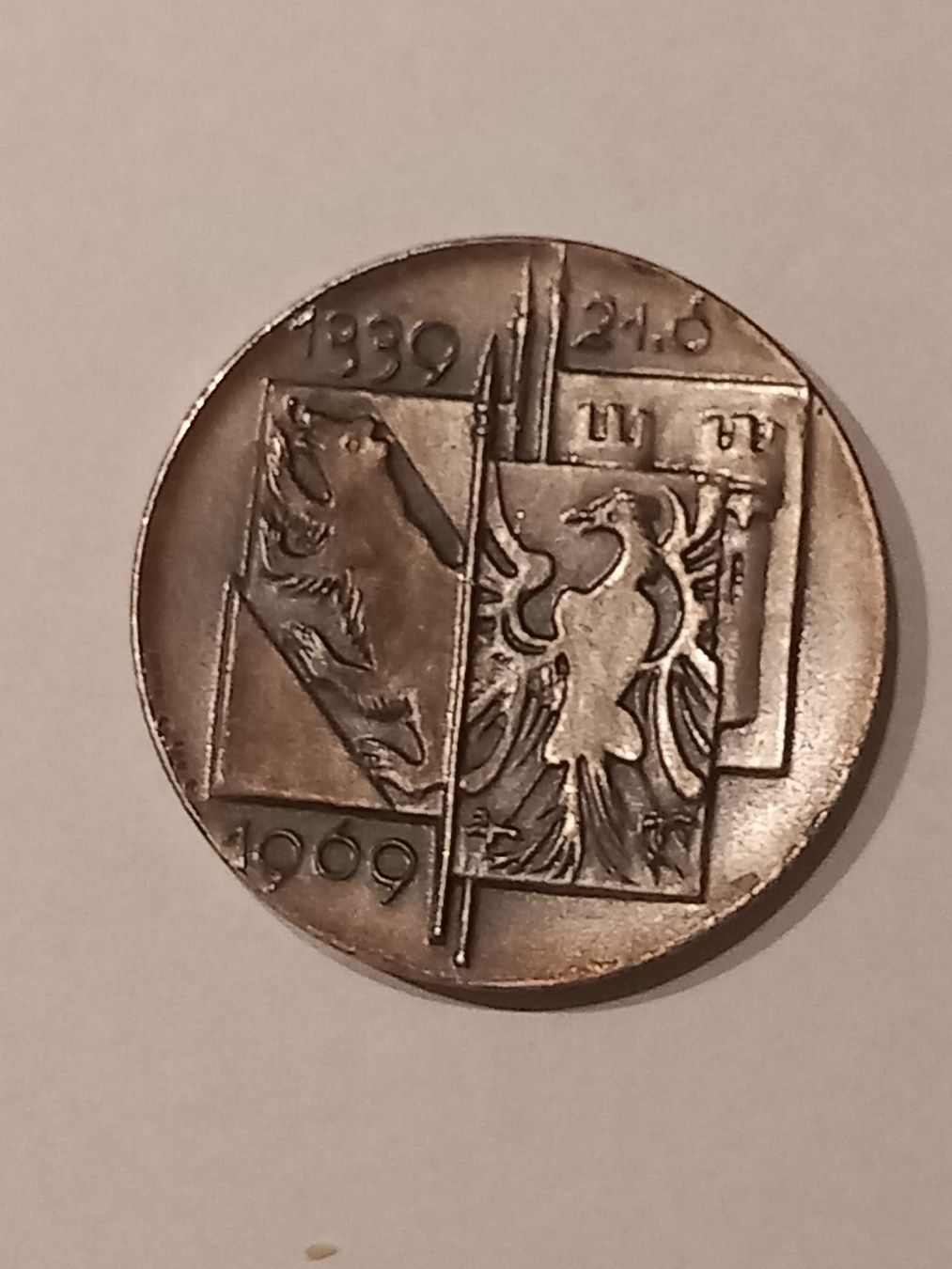 Laupen Gedenkmedaille 1969, Ritter zu Ross, Top Zustand (Gebraucht) in ...