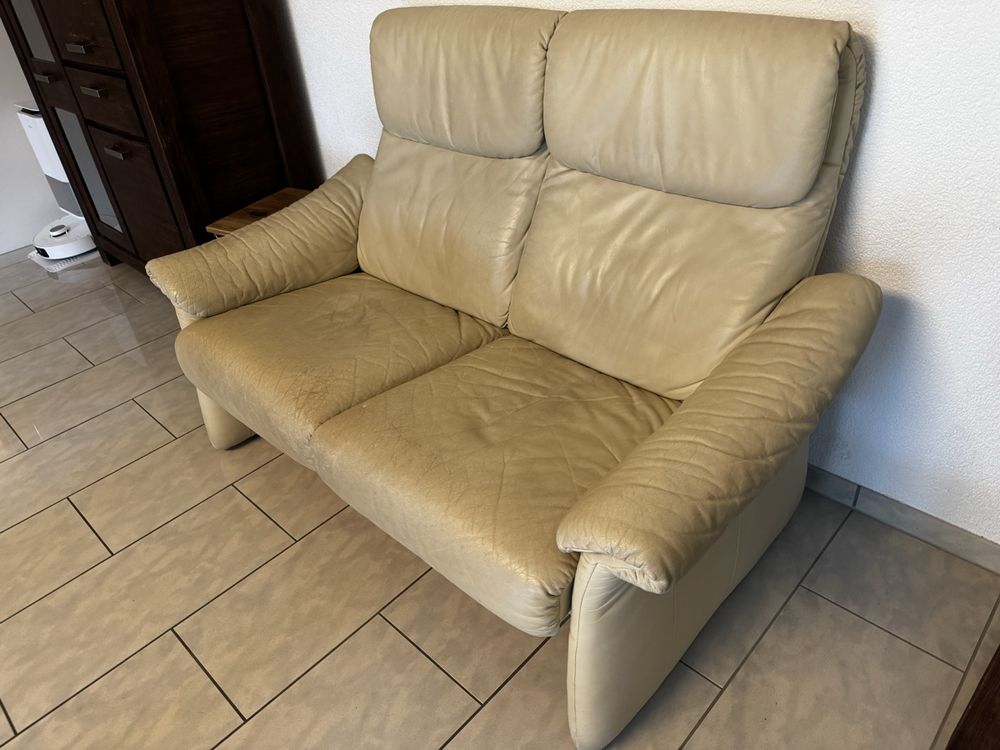 2er Sofa Leder (Gebraucht) in Winterthur für CHF 10 – nur Abholung auf Ricardo kaufen