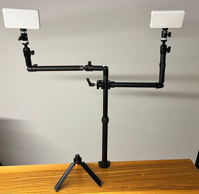 Elgato/Lume Cube desk video lighting setup (Gebraucht) in Villars-sur ...
