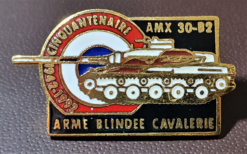 Q686 - Pin France Arme Blindee Cavalerie Panzer - AMX 30-B2 | Kaufen auf Ricardo