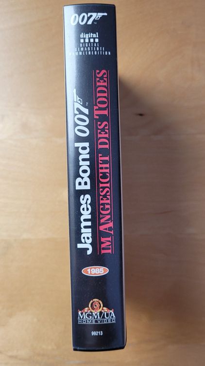 JAMES BOND 007 – IM ANGESICHT DES TODES - VHS Videocassette (Gebraucht) in Neftenbach für CHF 3 ...