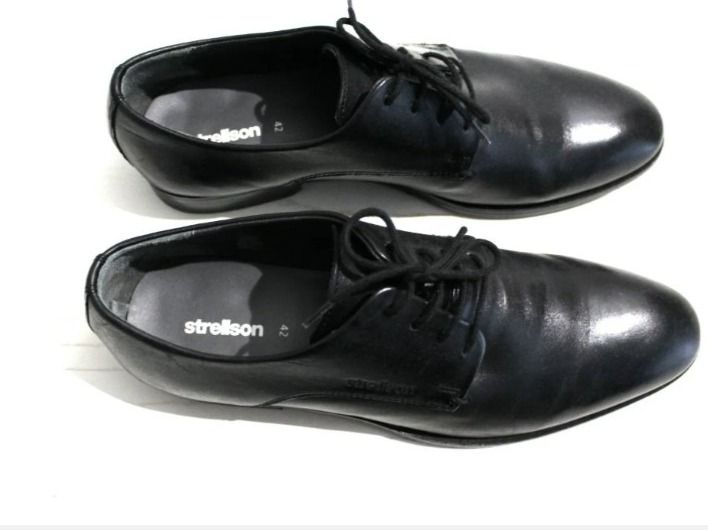STRELLSON Herren Halbschuhe Business Schuhe Leder Größe 42 (Gebraucht ...