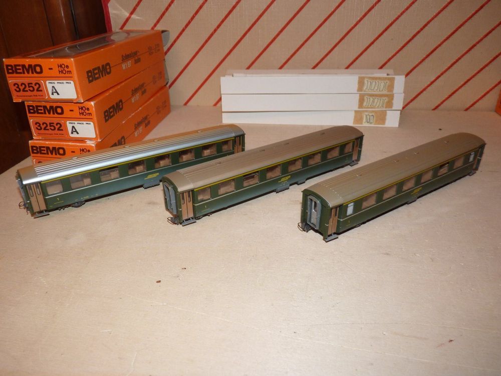 Personenzug der RhB Bemo Spur H0m (Gebraucht) in Rudolfstetten für CHF 69 – mit Lieferung auf ...