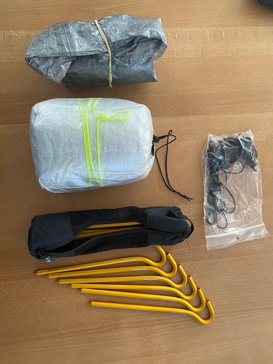 Zpacks Hexamid Pocket Tarp mit Bathhub Groundsheet - white (Neu (gemäss ...