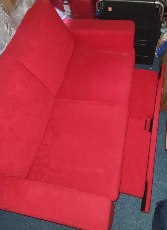 Schlafsofa 2er rot | Kaufen auf Ricardo